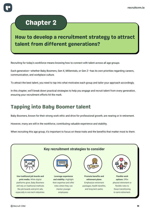 Recruiting across generations: Winning strategies for multigenerational ...