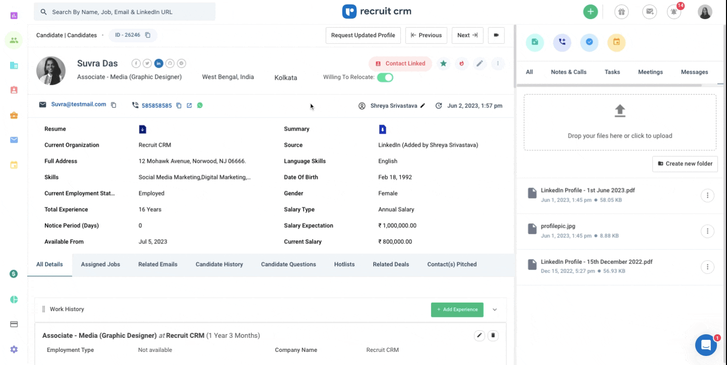6 Recruit CRM features that helps build candidate pool