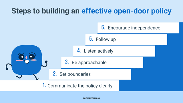 Open door policy in recruitment: supportive or chaotic?