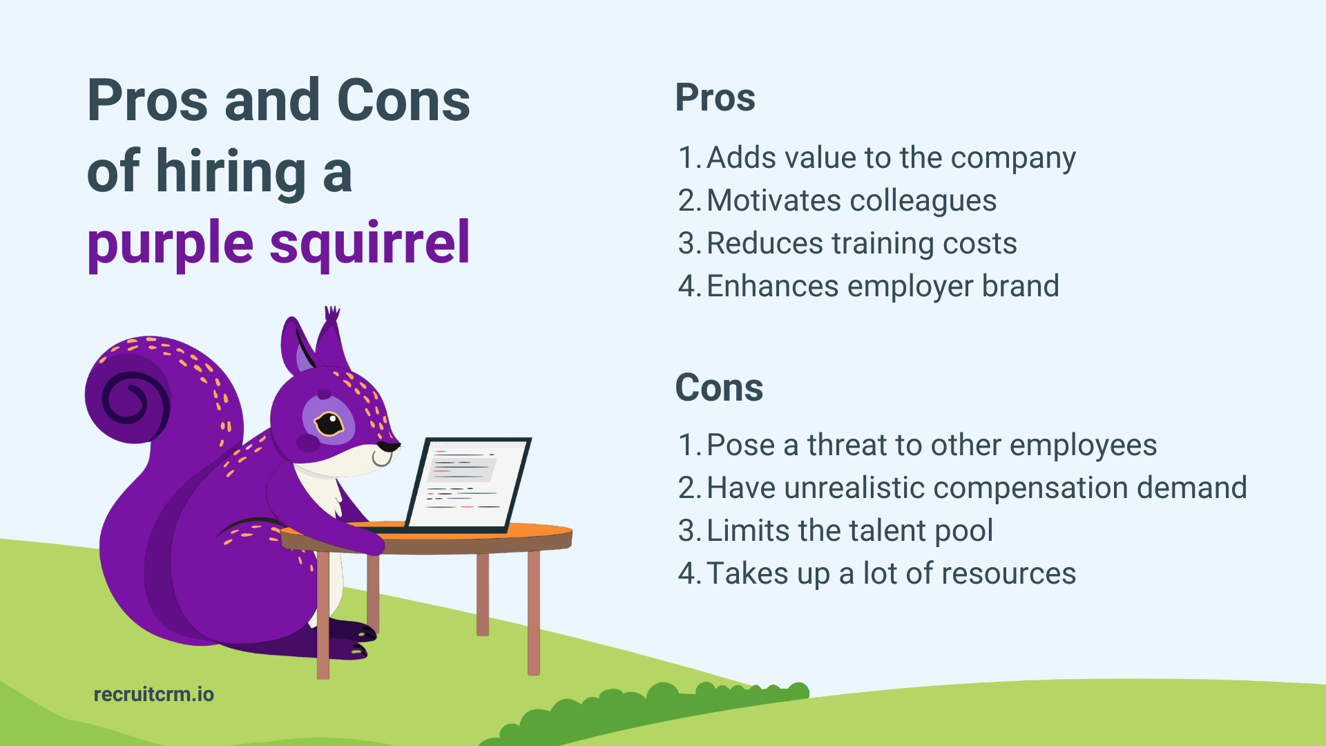 Purple squirrels: Buzzword or something more?