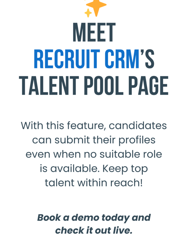 Say hello to Recruit CRM's talent pool page! - Recruit CRM